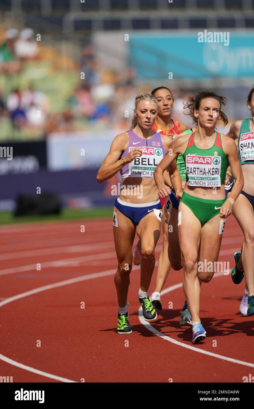 Alexandra BELL participating in the 800 meters of the European ...