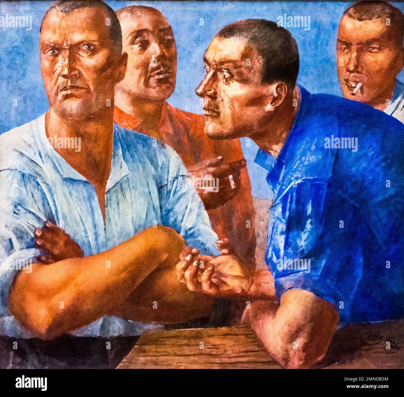 ST. PETERSBURG, RUSSIA - JUNE 01, 2017: A sample of Soviet art in the ...