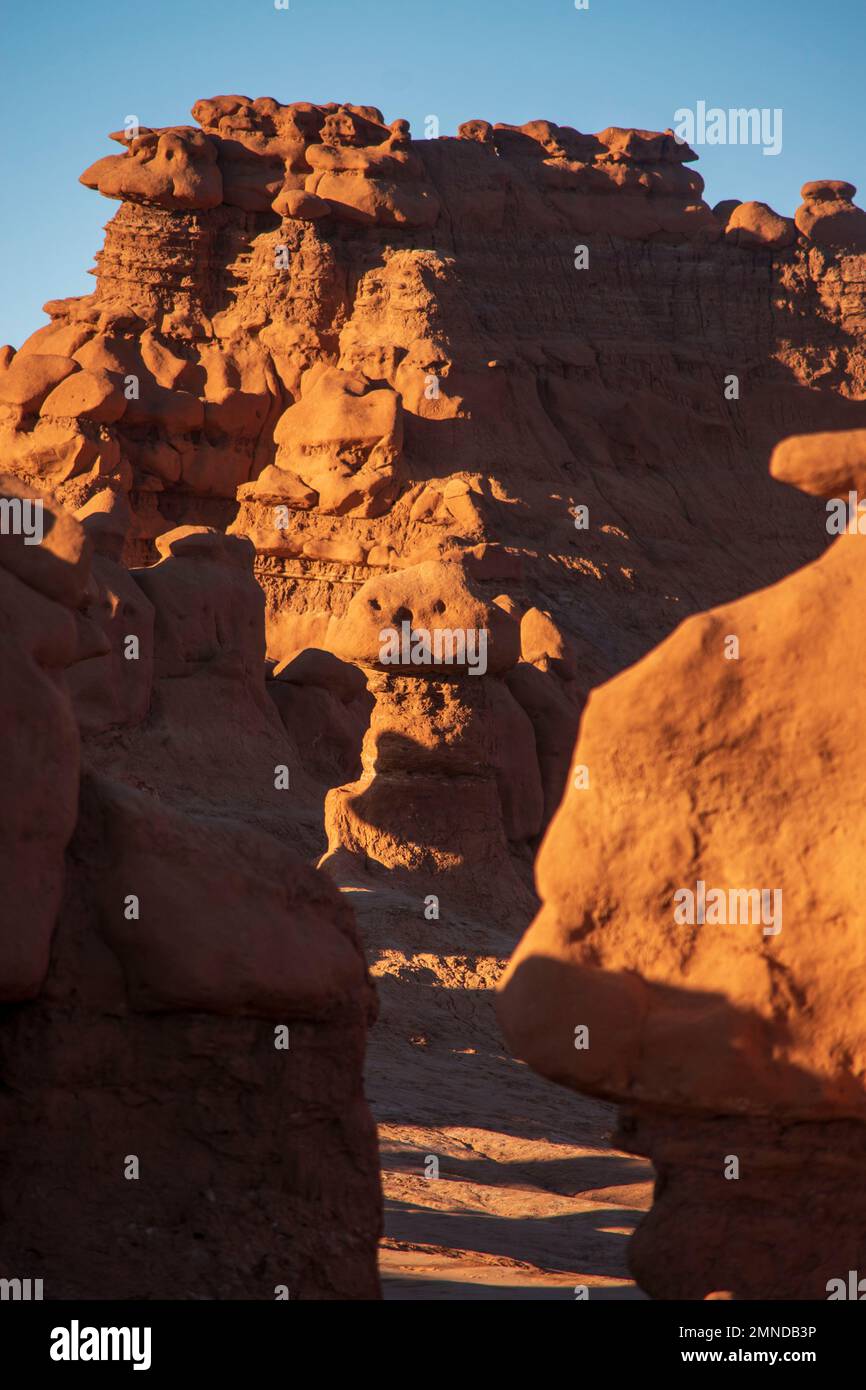 Utah's Goblin Valley State Park is full of sandstone rock formations ...