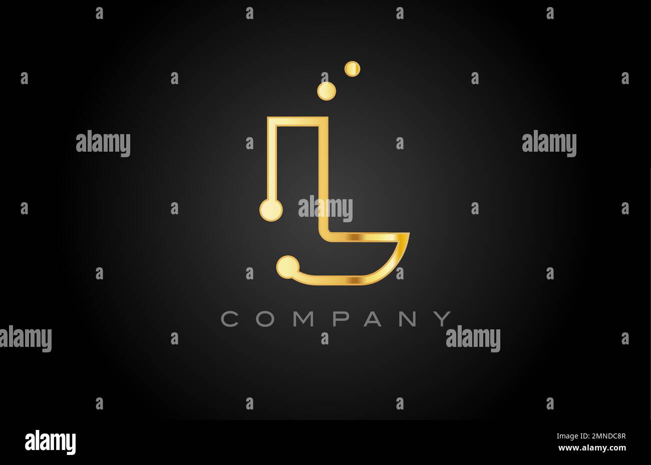 L dot line alphabet letter logo icon design. Creative template for ...