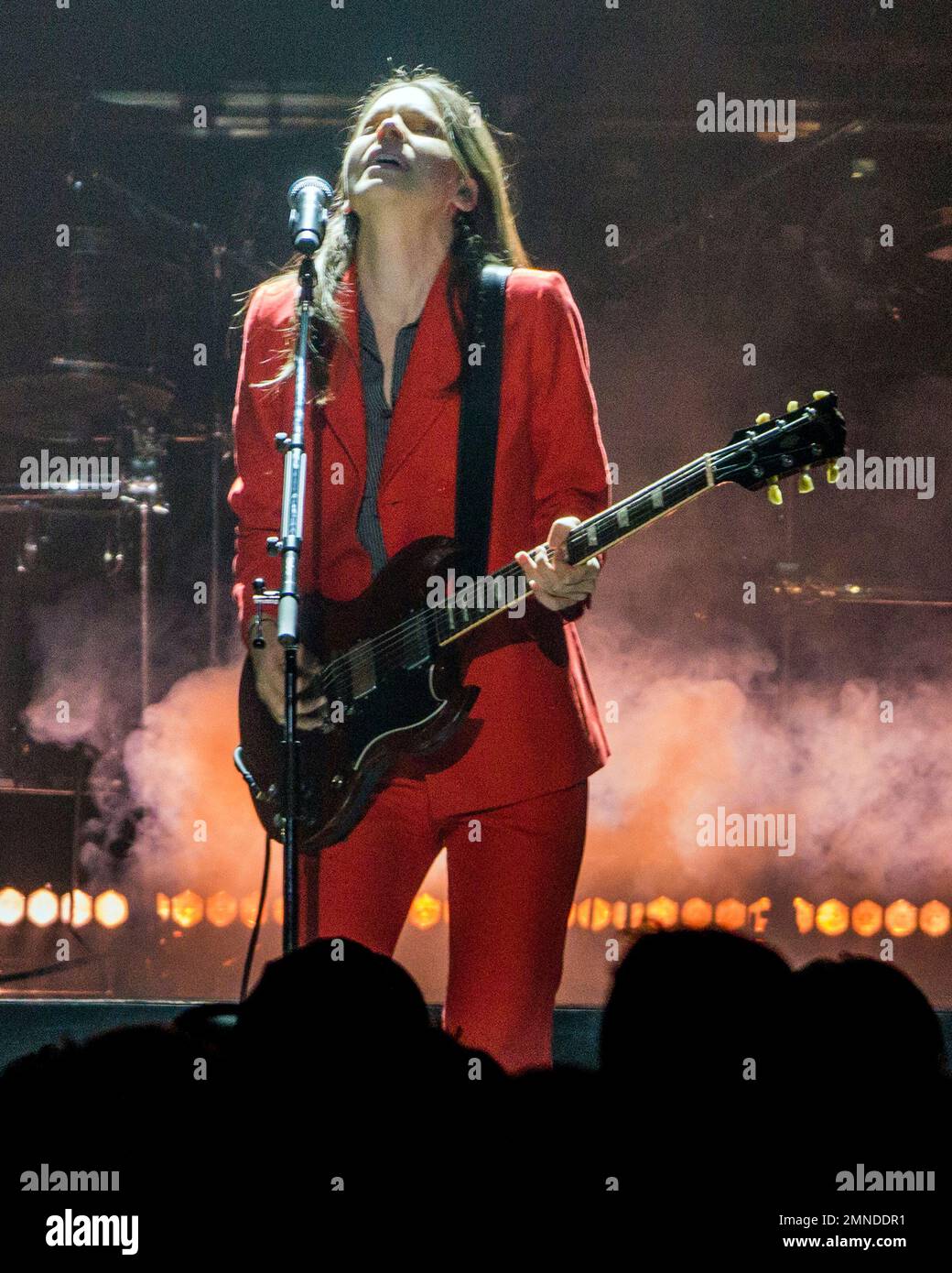 The Los Angeles based pop rock band HAIM performs with lead guitarist ...