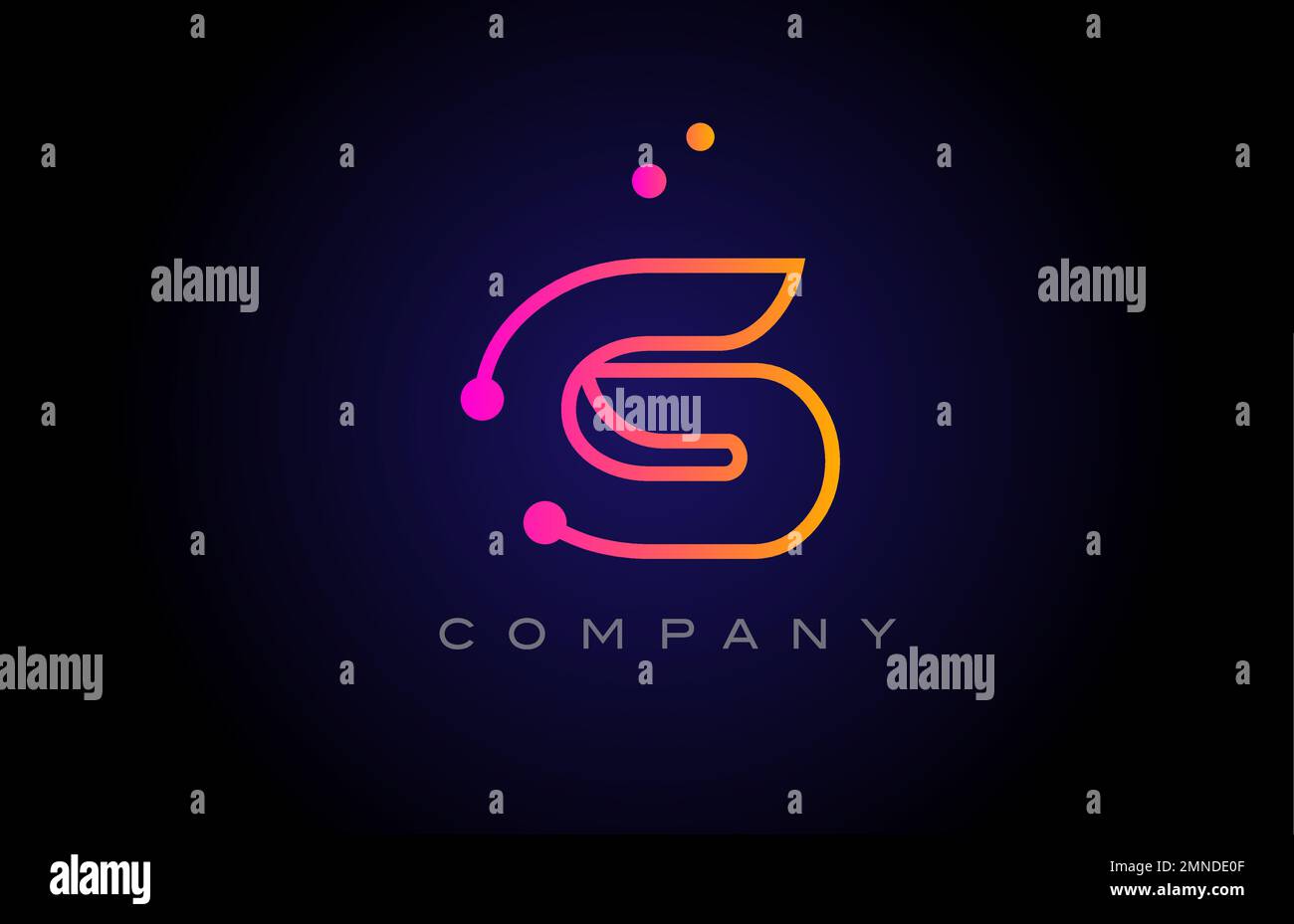 G dot line alphabet letter logo icon design. Creative template for ...