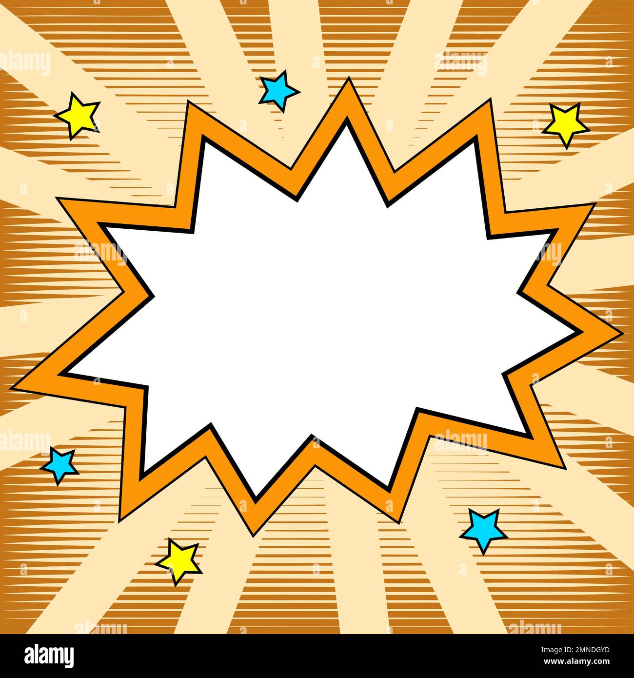 Comics Design Frames. Photo Frame Set With Explosion Bubbles For Add ...