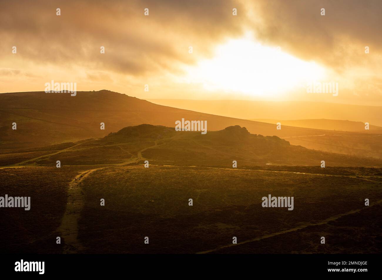 Picture by Tim Cuff. 9 Dec 2022 - 10 Jan 2023. Dartmoor, Devon, England ...