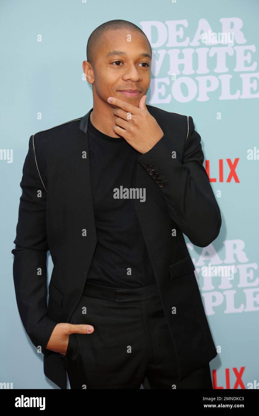 DeRon Horton arrives at the LA Special Screening of the "Dear White ...