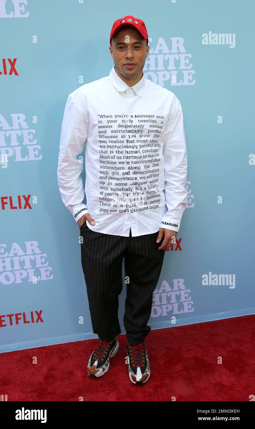 Jemar Michael arrives at the LA Special Screening of the "Dear White ...