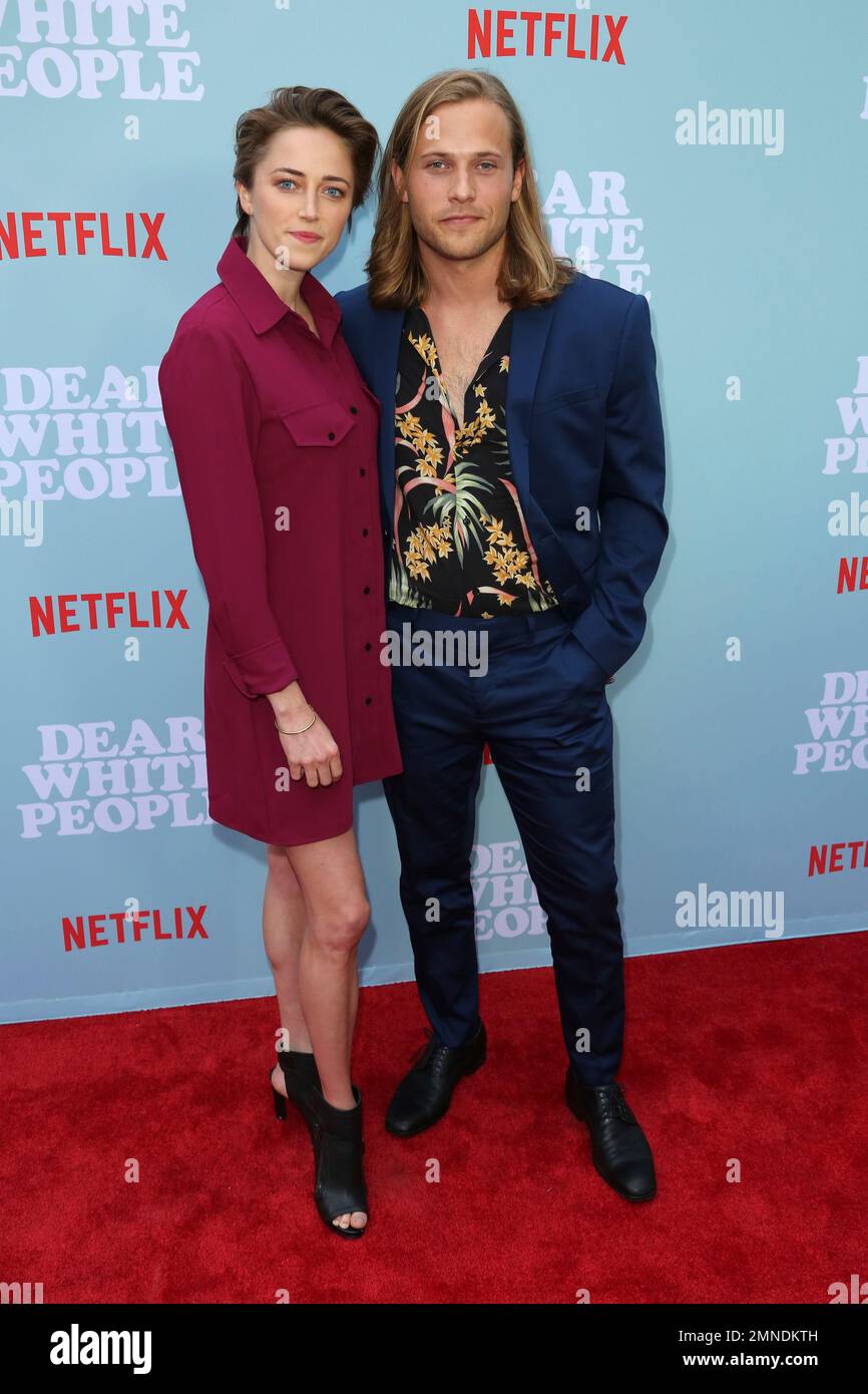 Aubrey Swander, left, and Wyatt Nash arrive at the LA Special Screening ...