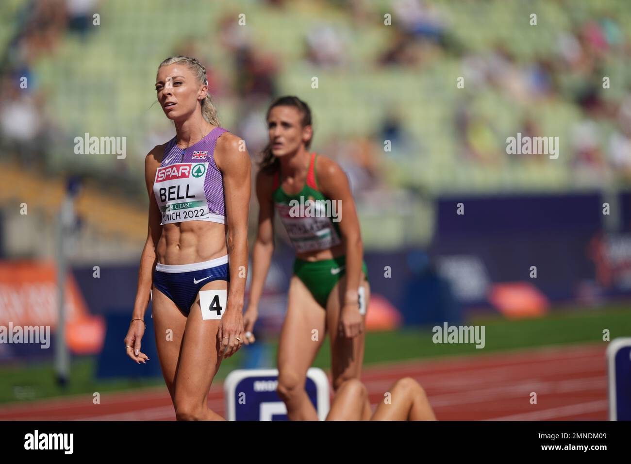 Alexandra BELL participating in the 800 meters of the European ...