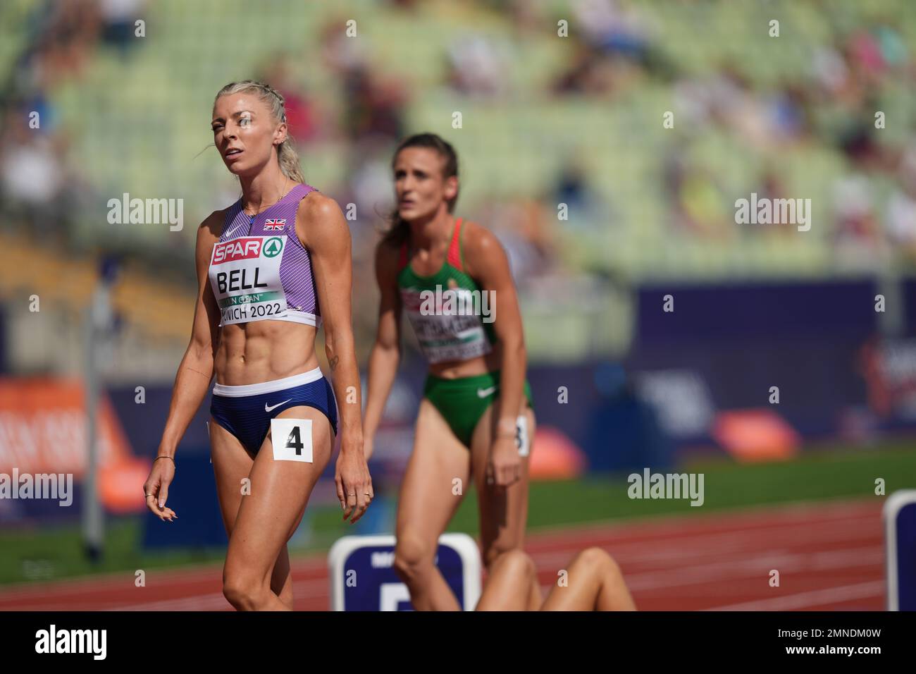 Alexandra BELL participating in the 800 meters of the European ...