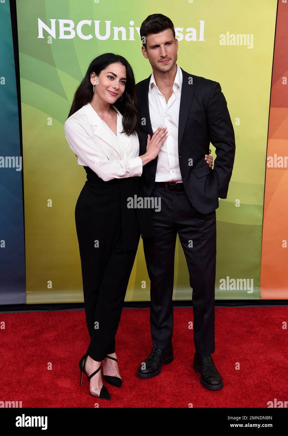 Inbar Lavi, left, and Parker Young, cast members in the NBC television ...
