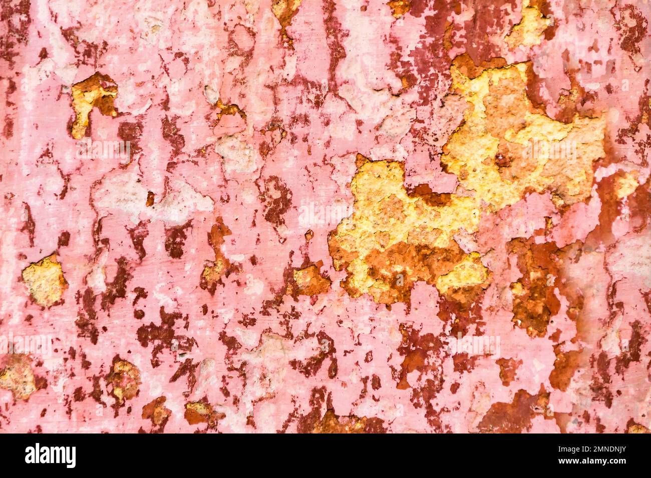 Rough plastered wall with peeling red paint Stock Photo - Alamy