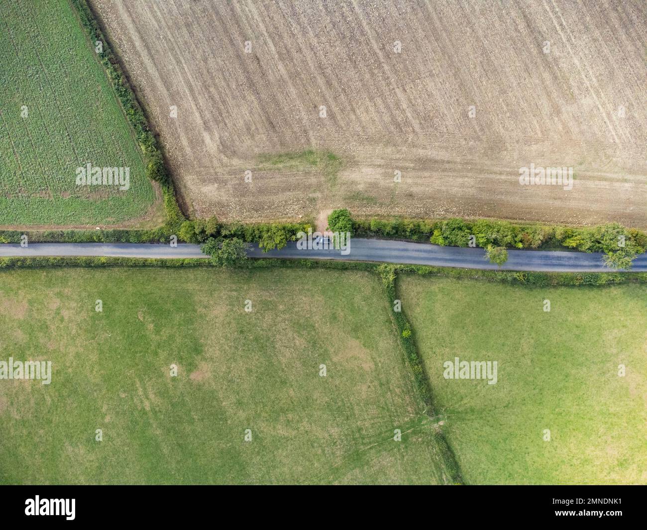 Aerial views around Peterston-Super-Ely, Vale of Glamorgan and M4 ...