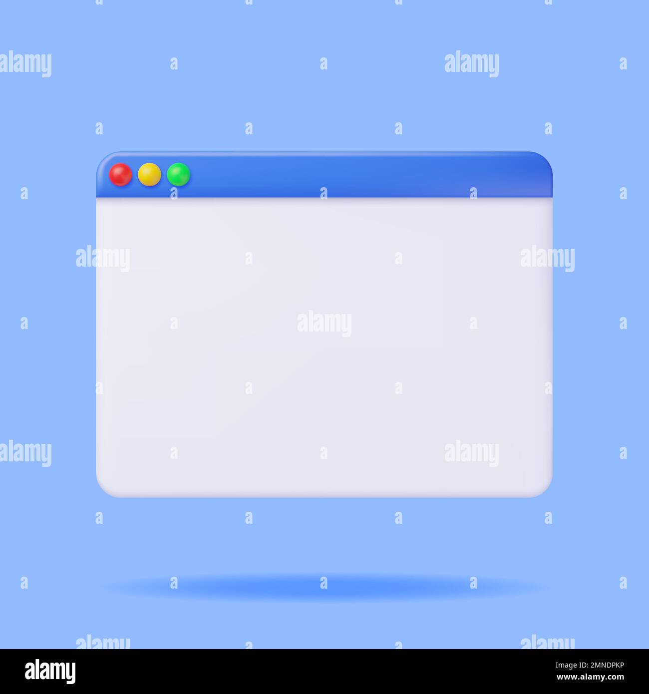 3d Browser Window Isolated Stock Vector Image And Art Alamy