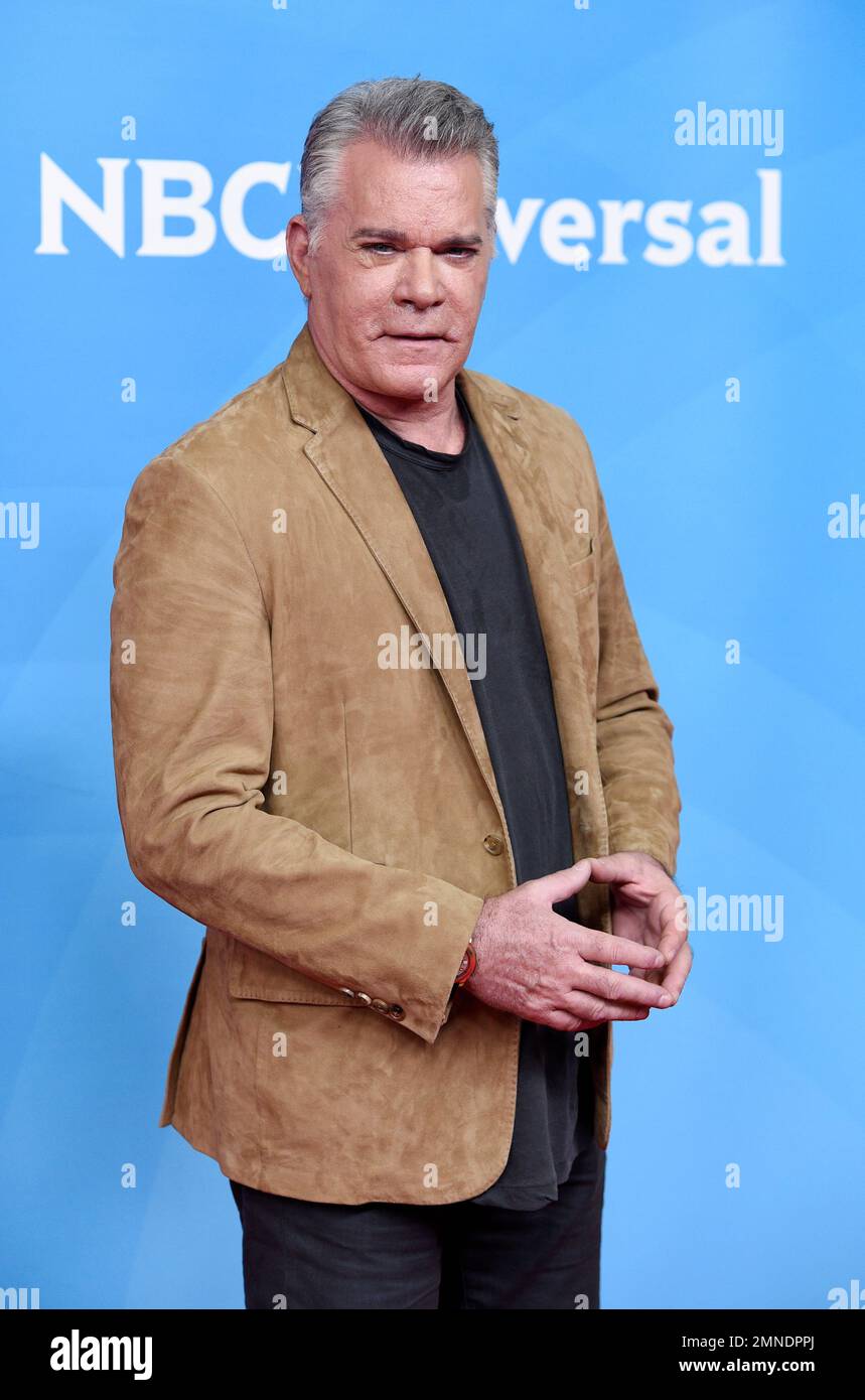 Ray Liotta, a cast member in the NBC series "Shades of Blue," poses during the 2018 NBCUniversal ...
