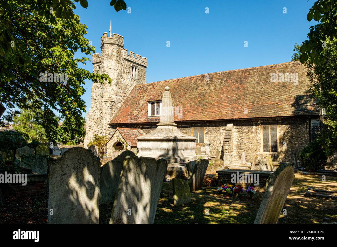 Holy Trinity Church, High Street, Queenborough, Kent, England Stock ...
