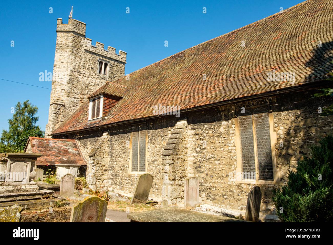 Holy Trinity Church, High Street, Queenborough, Kent, England Stock ...