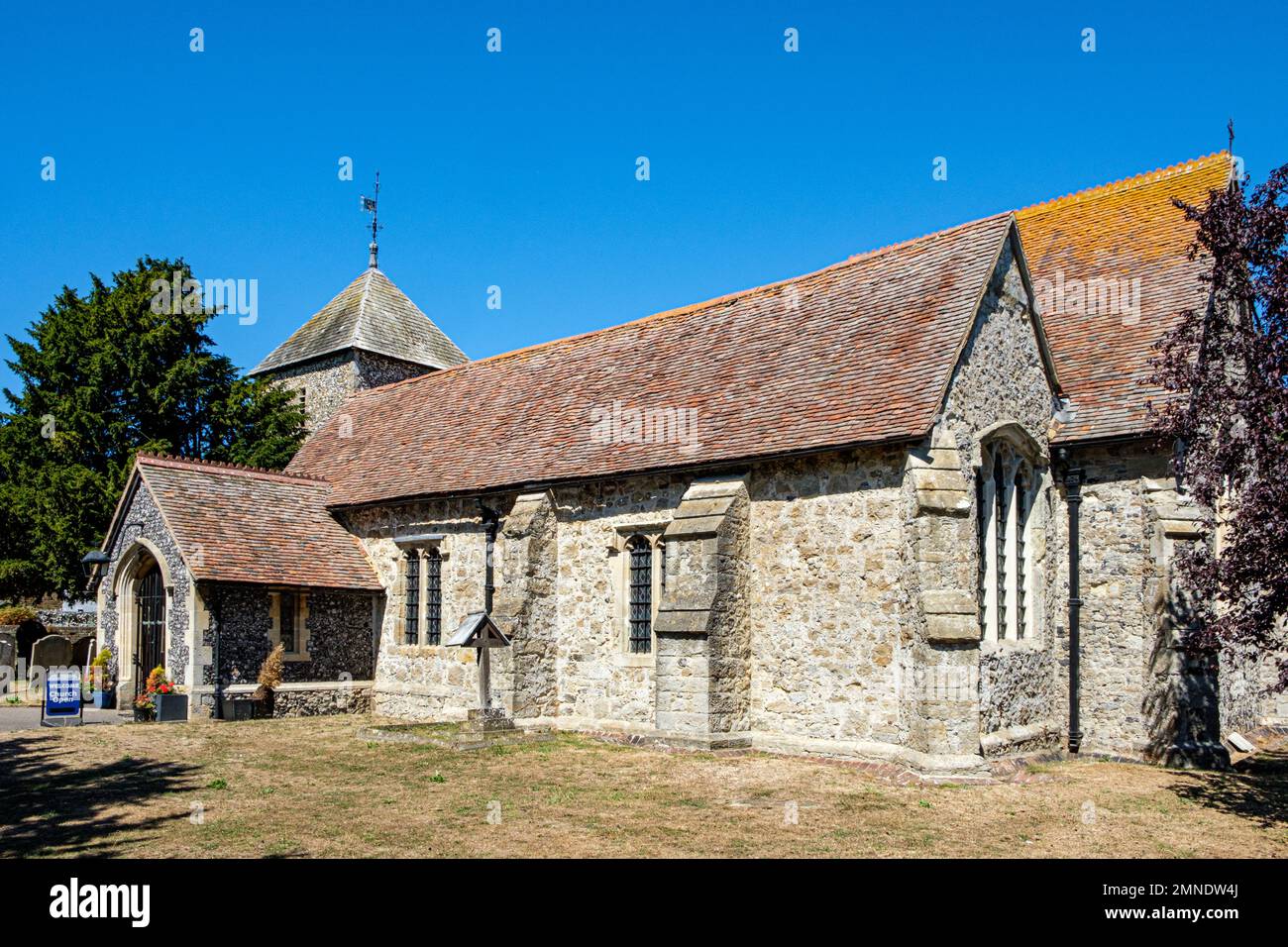 All Saints Church, The Street, Iwade, Kent, England Stock Photo - Alamy
