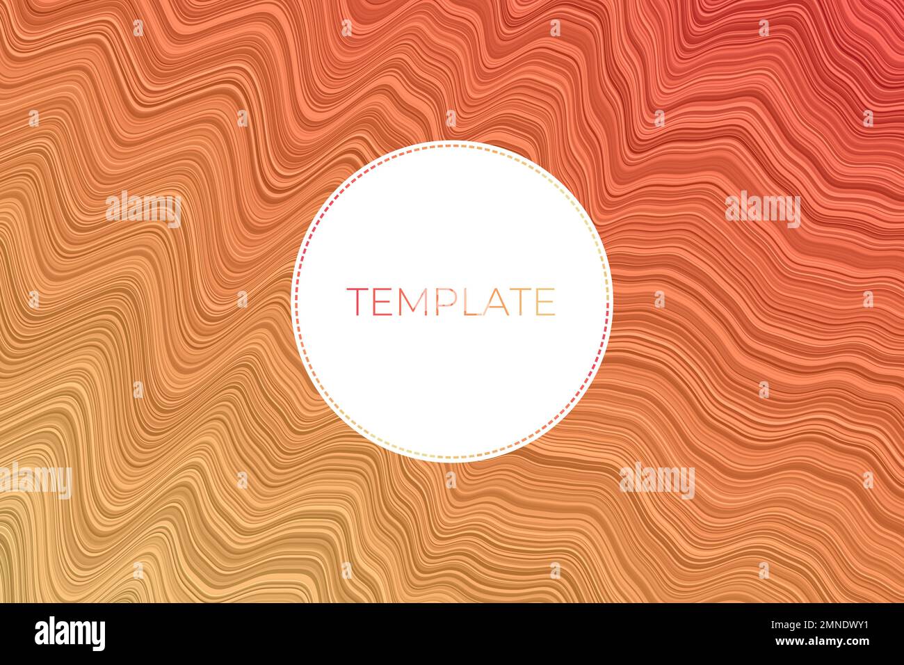 Artistic banner design. Abstract digital art in yellow and orange ...