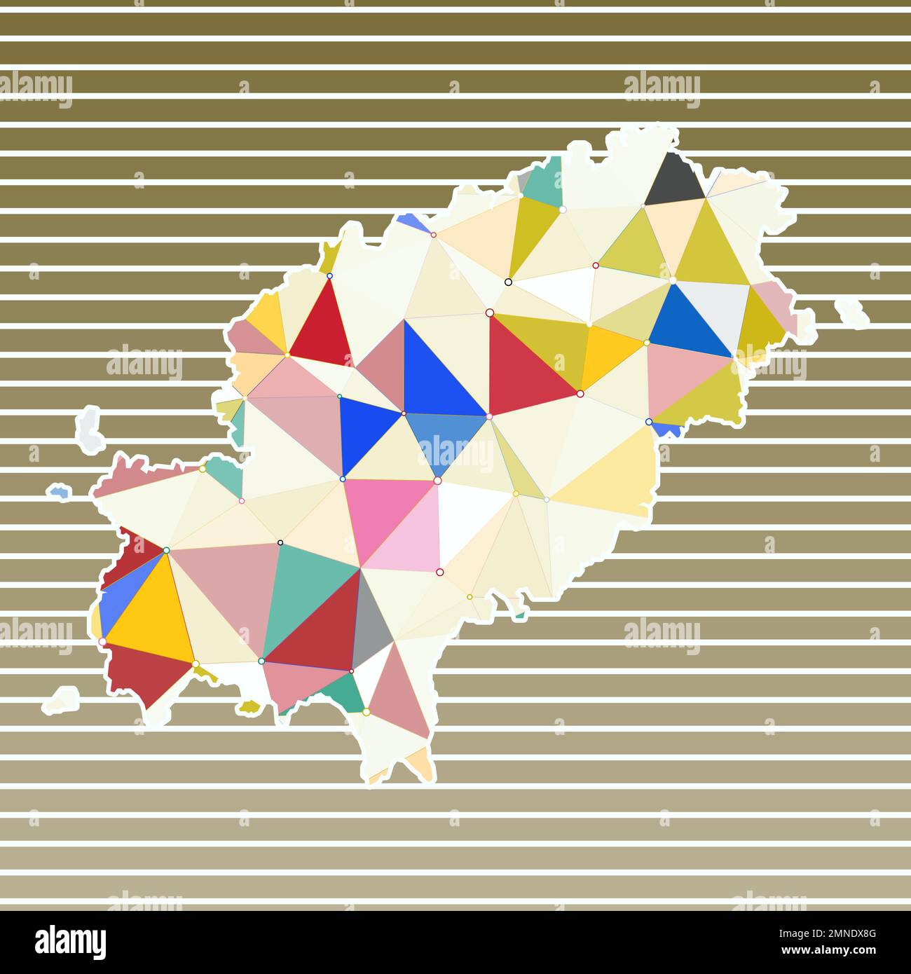 Ibiza vector illustration. Ibiza design on gradient stripes background ...