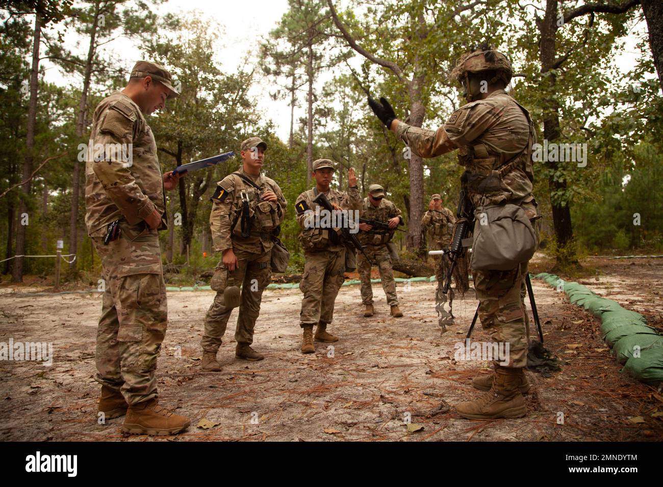 U.S. Soldiers of Squad 1, representing the U.S. Army Forces Command ...