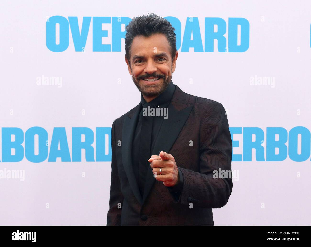 Eugenio Derbez arrives at the LA Premiere of "Overboard" at The Regency ...