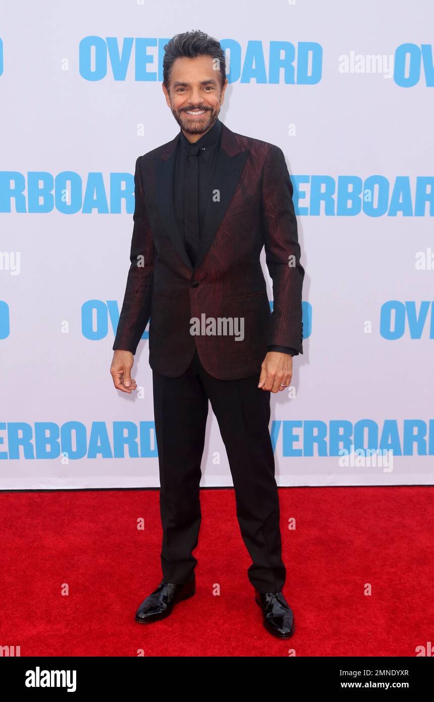 Eugenio Derbez arrives at the LA Premiere of "Overboard" at The Regency ...