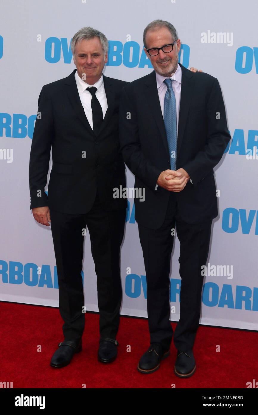 Bob Fisher, left, and Rob Greenberg arrive at the LA Premiere of ...