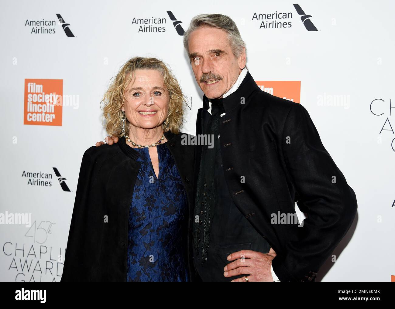 Actor Jeremy Irons and wife Sinead Cusack attend the Film Society of ...
