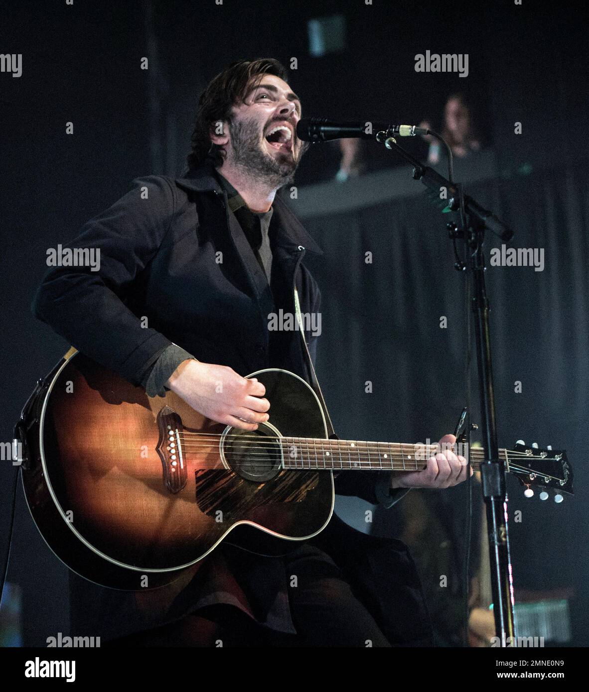 The Los Angeles-based alternative rock band Lord Huron with frontman ...