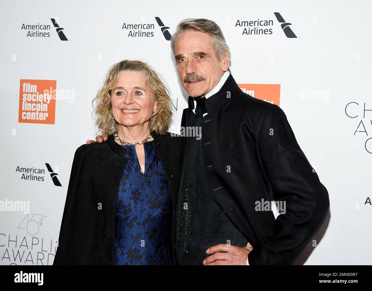 Actor Jeremy Irons and wife Sinead Cusack attend the Film Society of ...