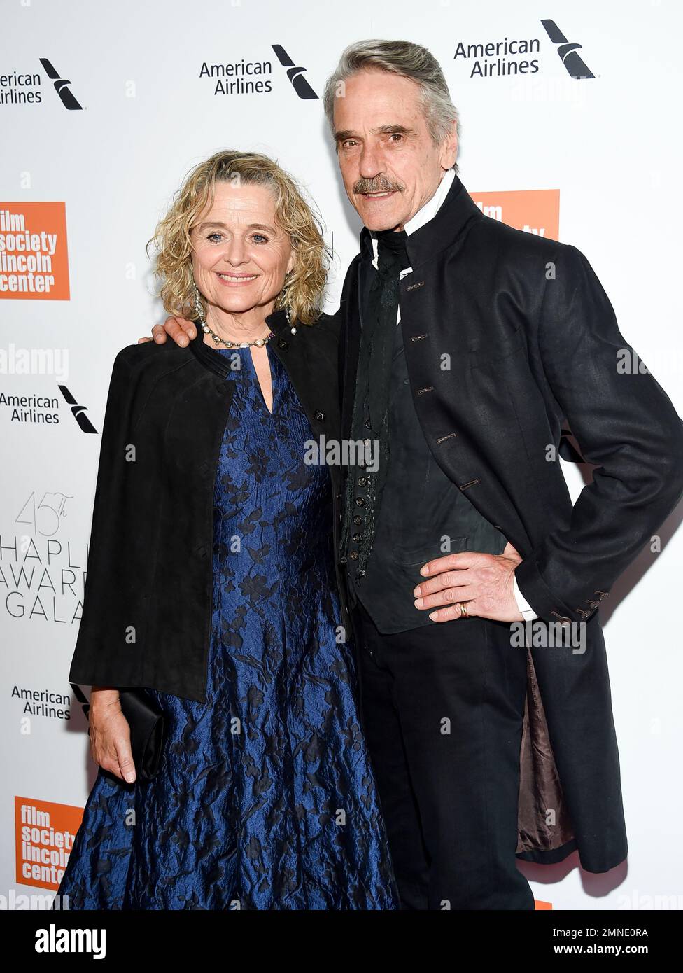 Actor Jeremy Irons and wife Sinead Cusack attend the Film Society of ...