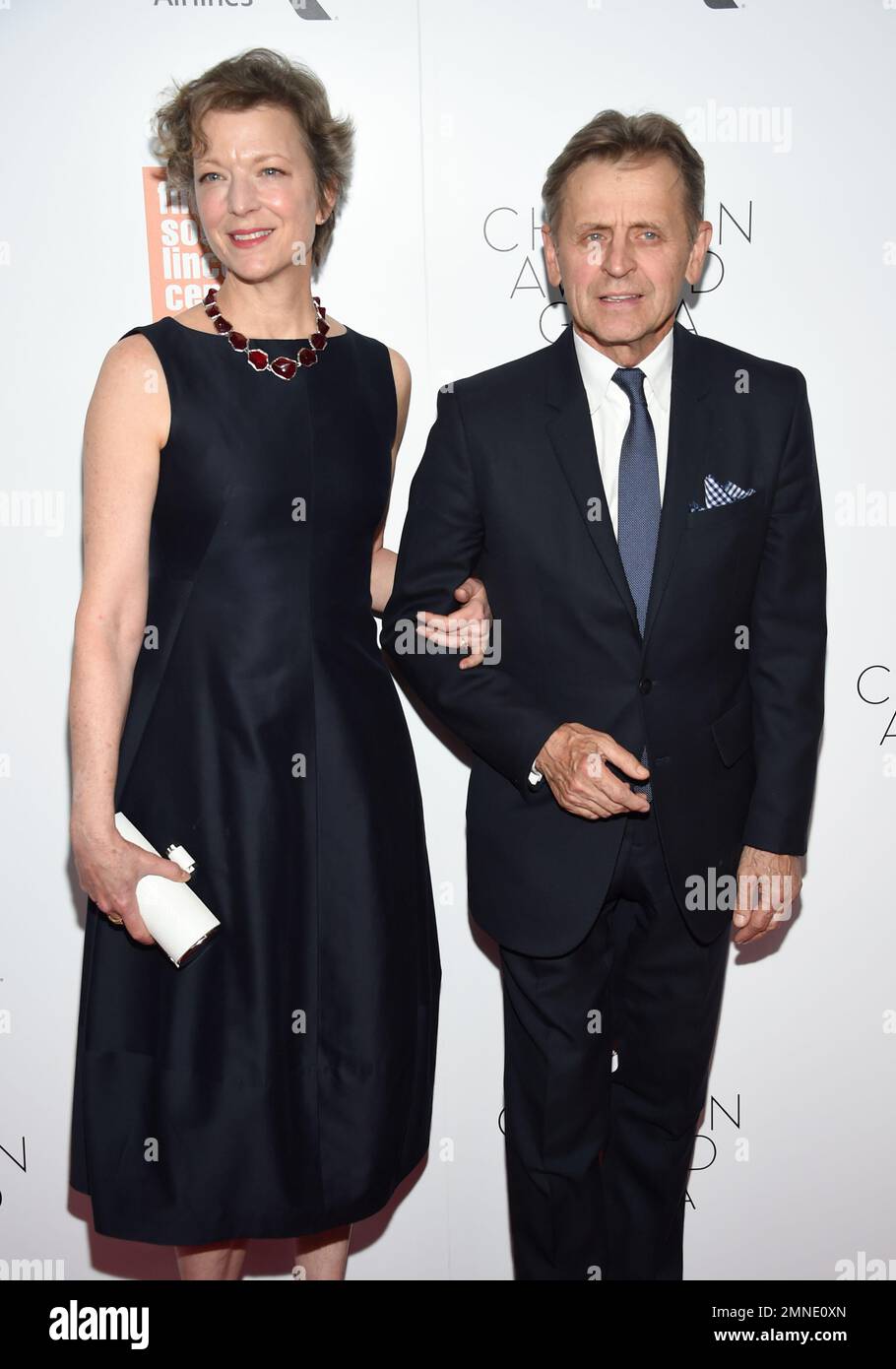 Dancer/actor Mikhail Baryshnikov and wife Lisa Rinehart attends the ...
