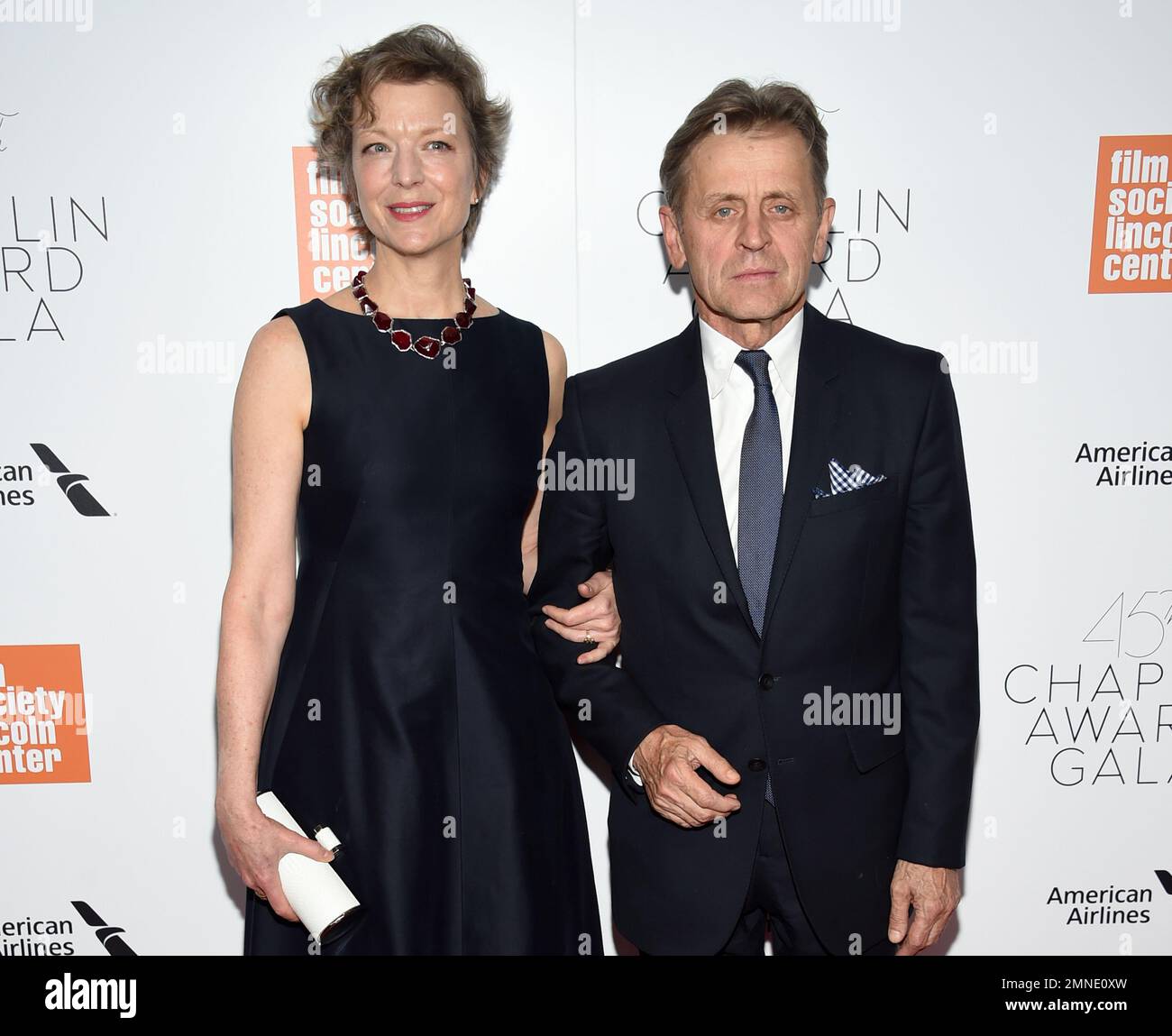 Dancer/actor Mikhail Baryshnikov and wife Lisa Rinehart attends the ...