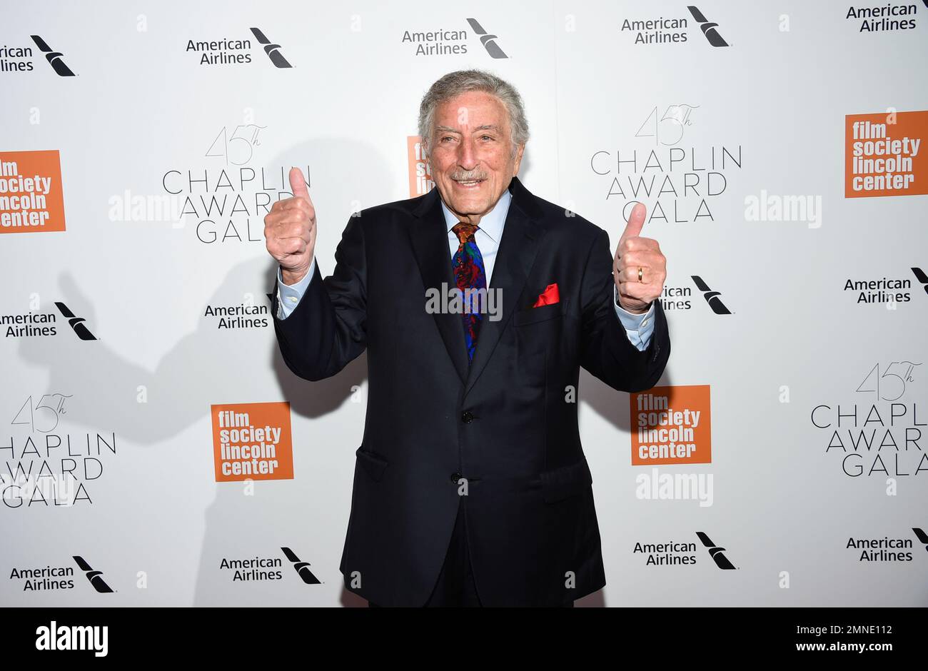Singer Tony Bennett attends the Film Society of Lincoln Center's 45th ...