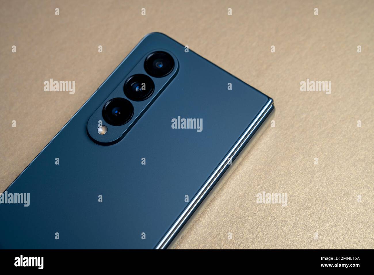 Brand new Samsung Galaxy Z Fold 4 in grey-green color. Smartphone ...