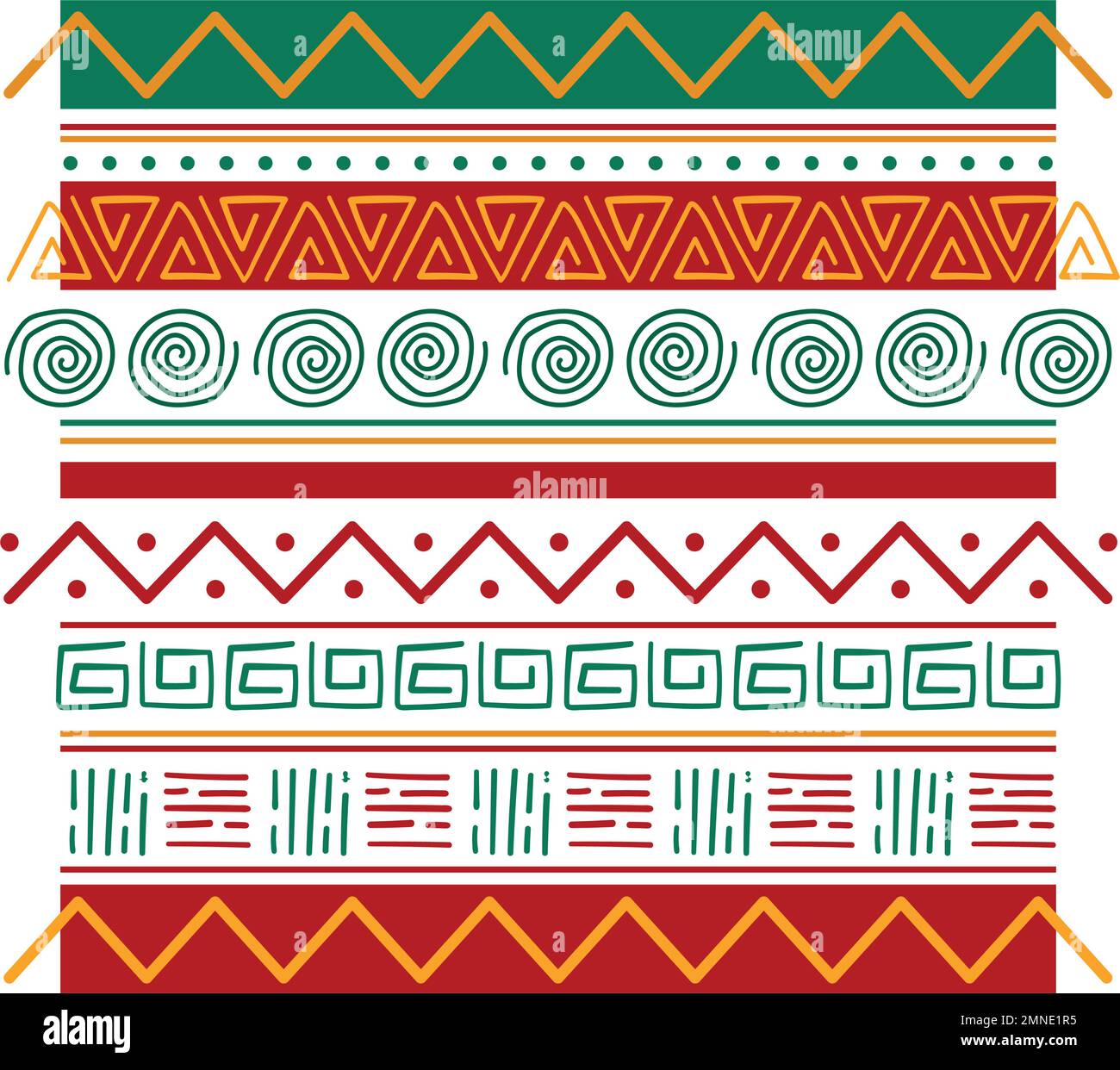 Isolated afro american culture symbols Vector Stock Vector Image & Art ...