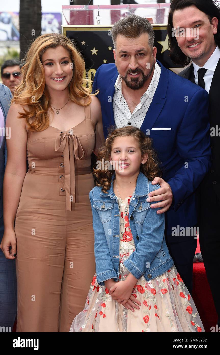Kelly Baldwin, from top left, Joey Fatone, JC Chasez and Kloey ...