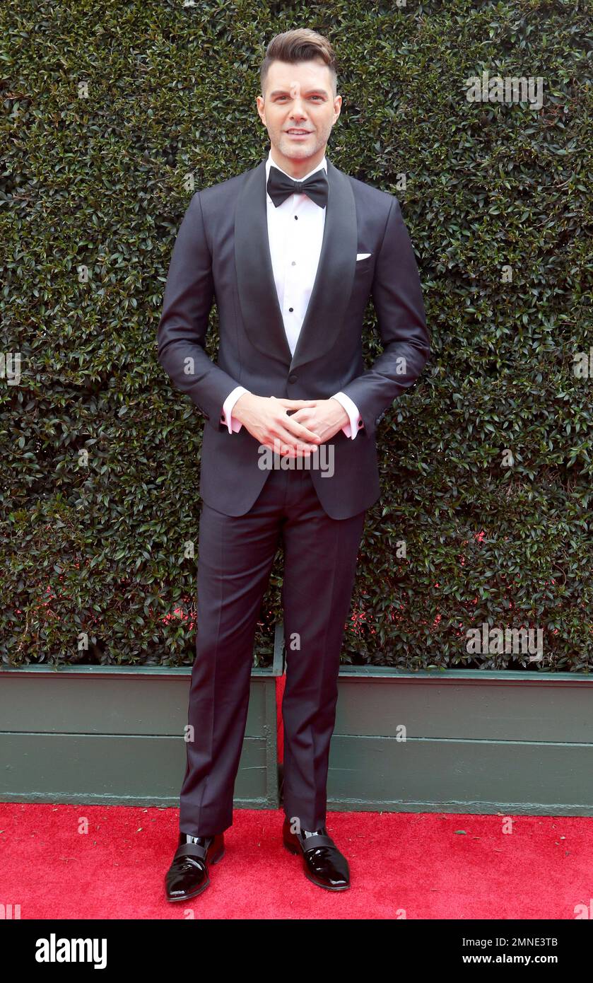 AJ Gibson arrives at the 45th annual Daytime Emmy Awards at the ...