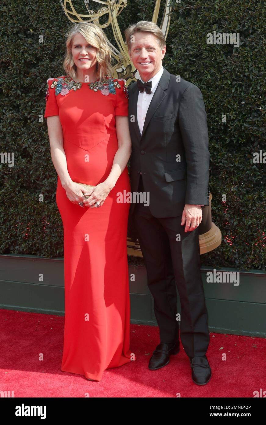 Colleen Bell, left, and Bradley Bell arrive at the 45th annual Daytime ...