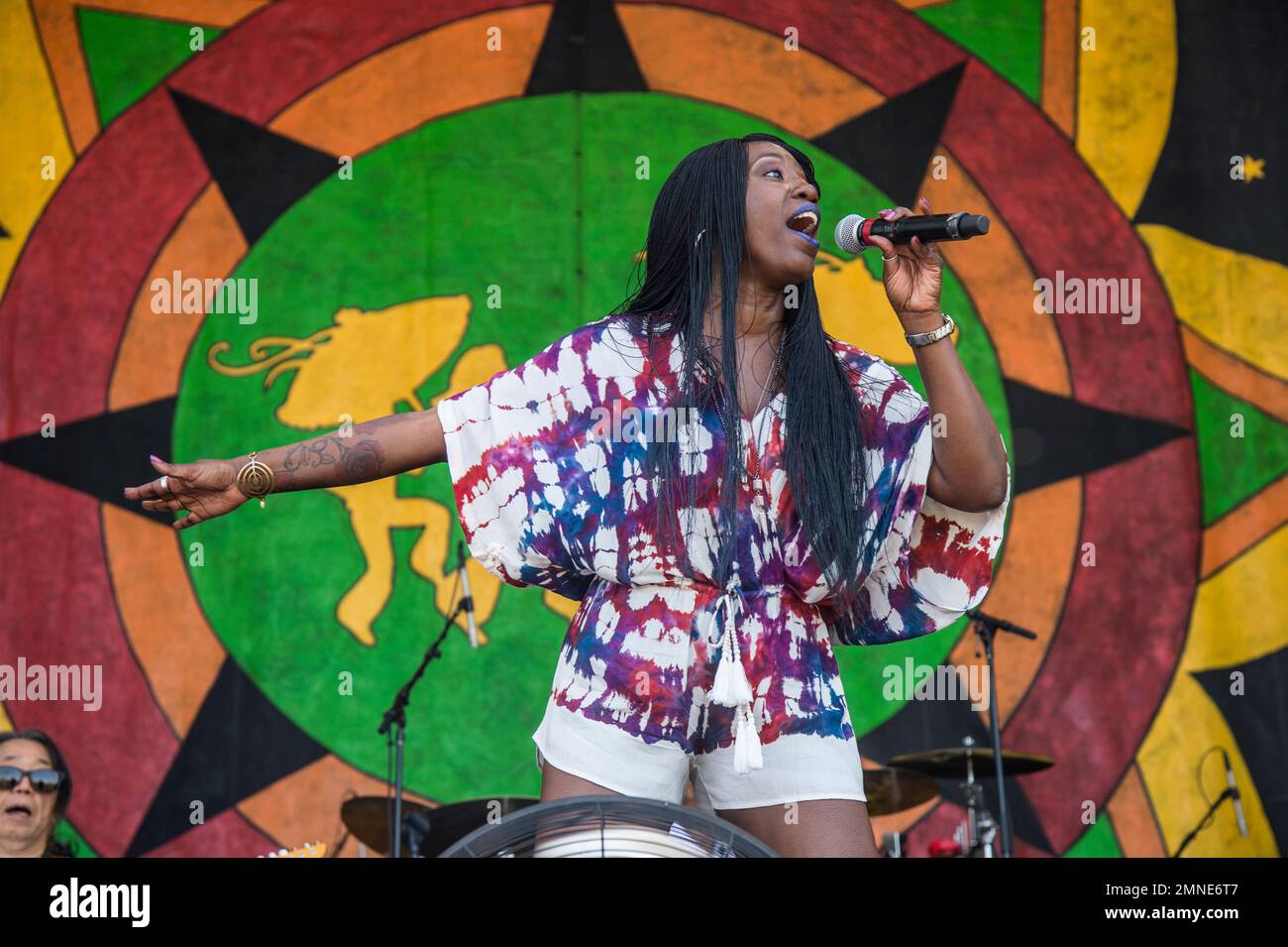 Erica Falls performs at the New Orleans Jazz and Heritage Festival on ...