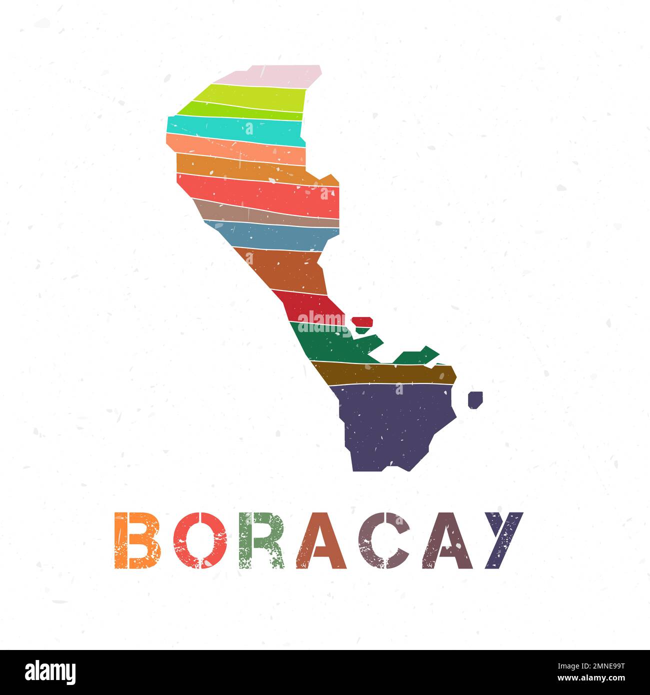 Boracay map hi-res stock photography and images - Alamy