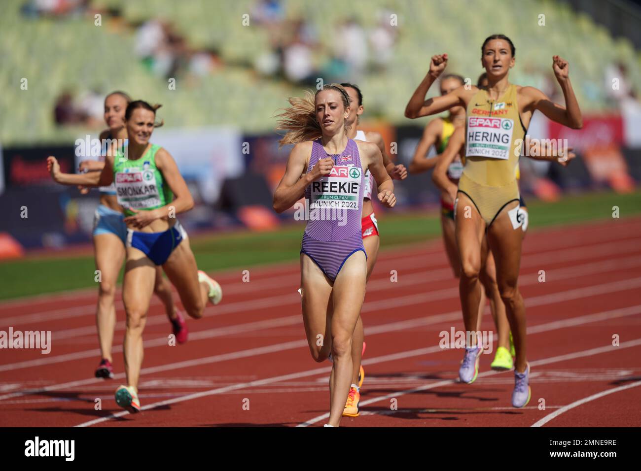 Jemma Reekie participating in the 800 meters of the European Athletics ...