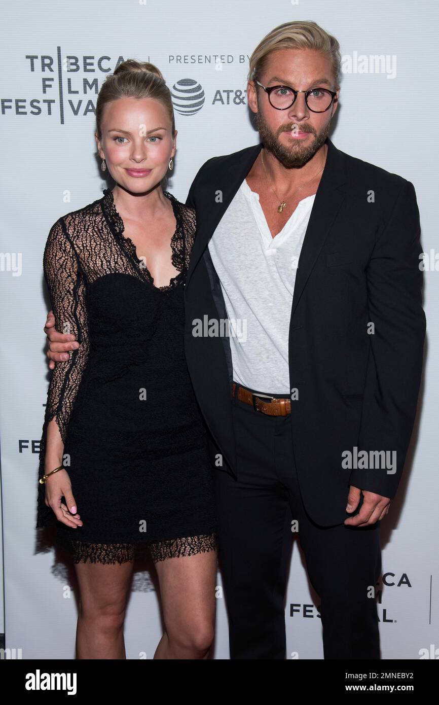 Elizabeth Dowden and Matthew Felker attend the world premiere of "The ...