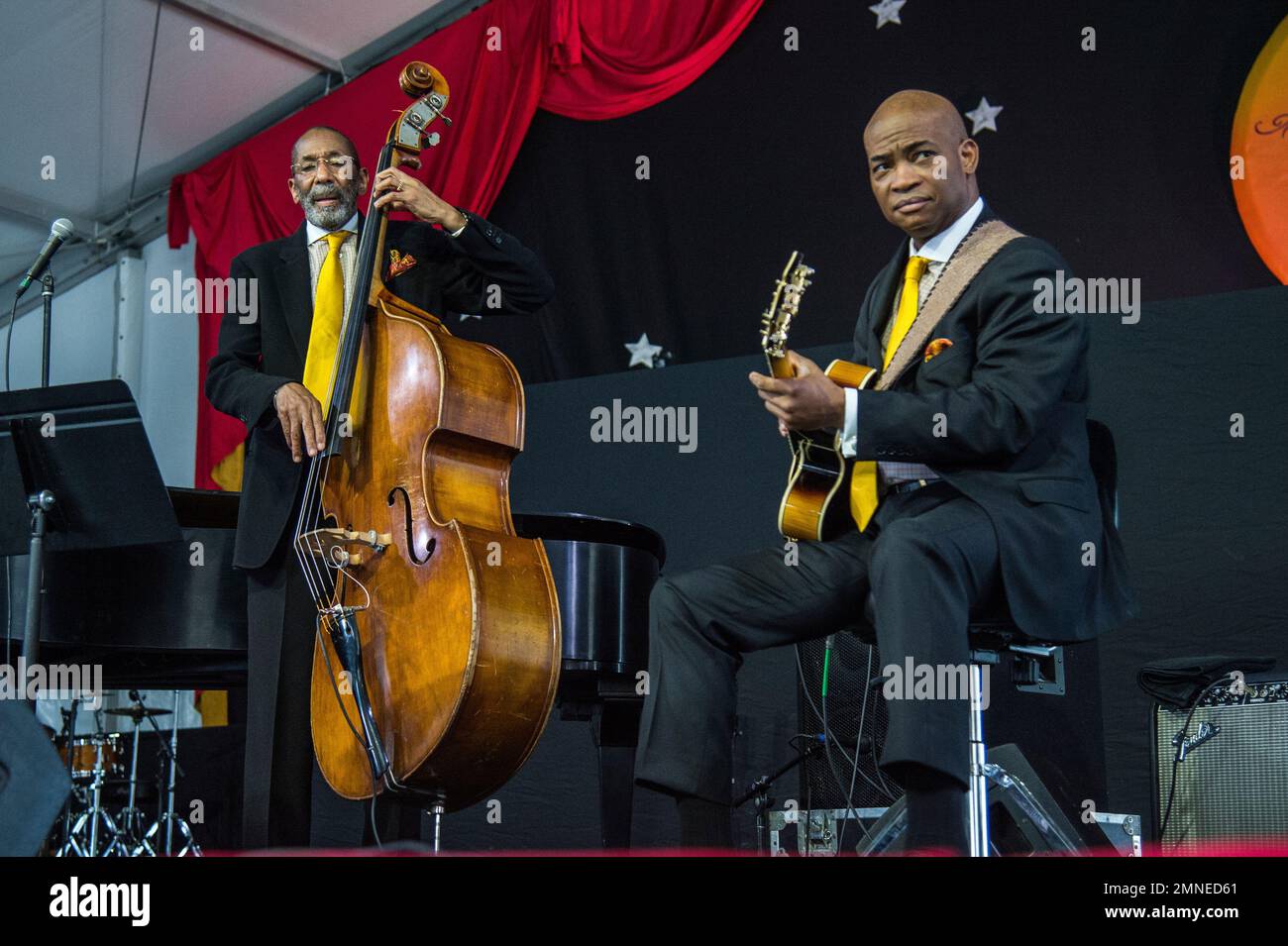 Ron Carter, left, and Russell Malone of the Ron Carter Trio performs at ...