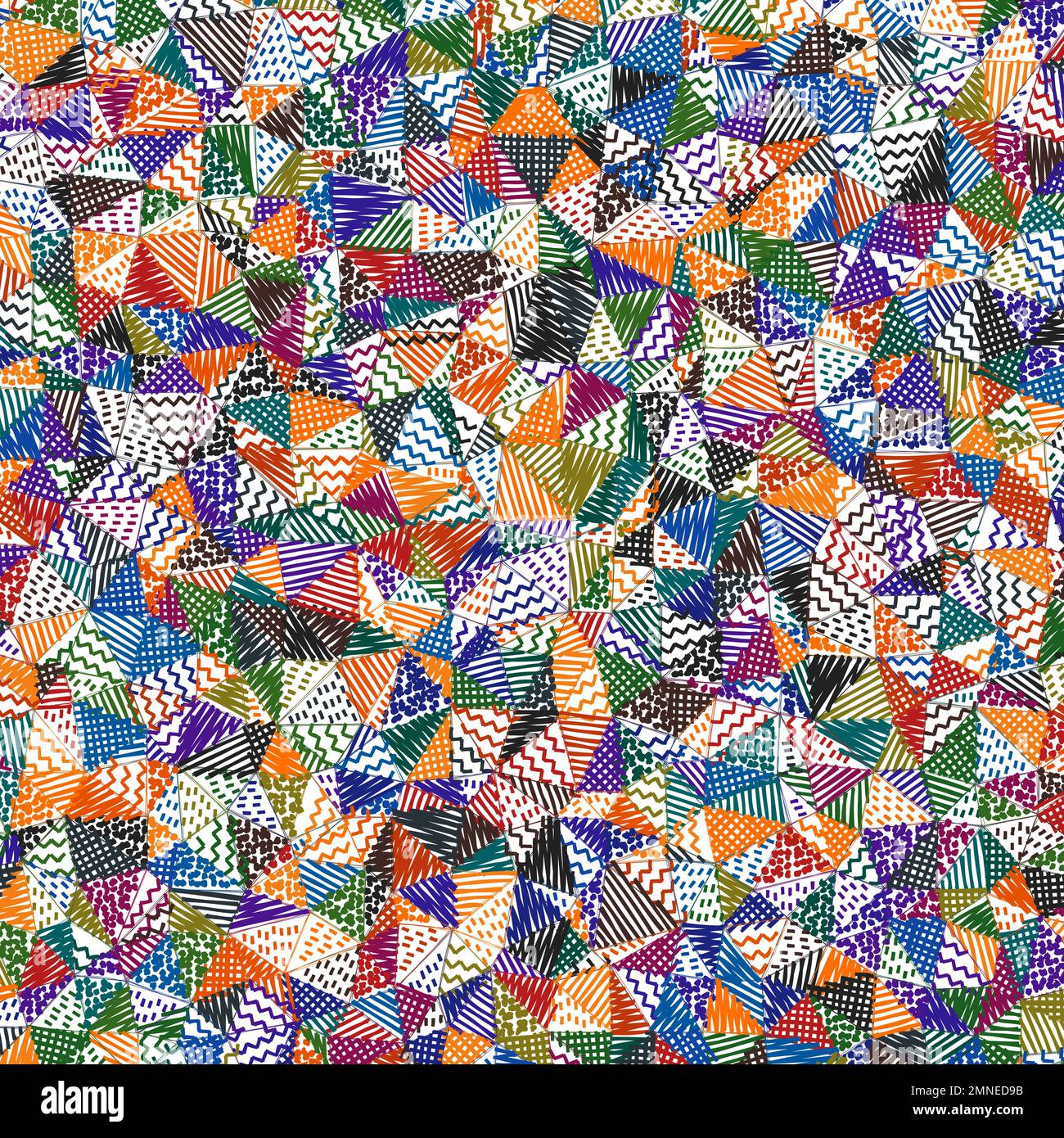 Low poly sketch background. Astonishing square pattern. Radiant ...