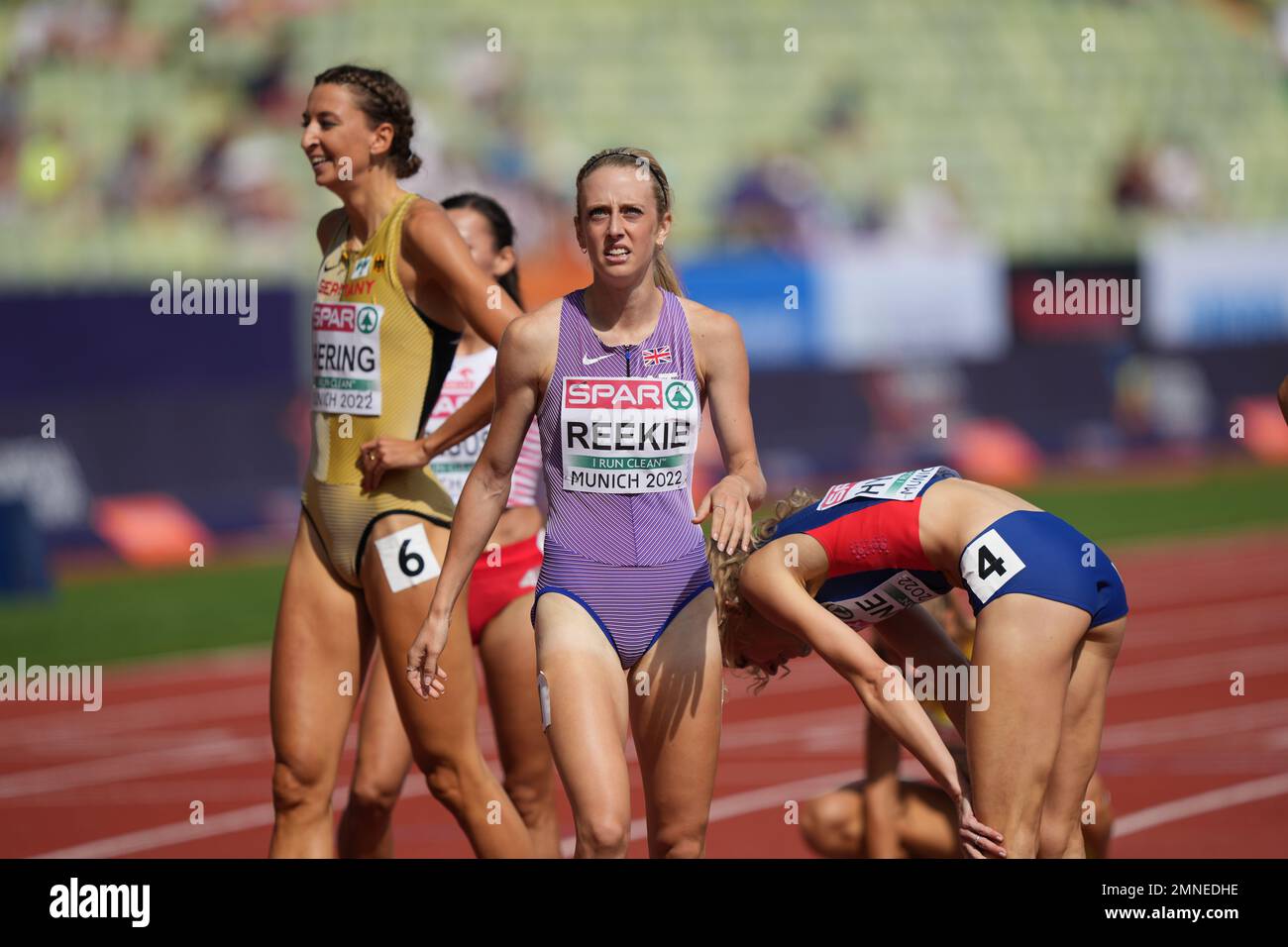 Jemma Reekie participating in the 800 meters of the European Athletics ...