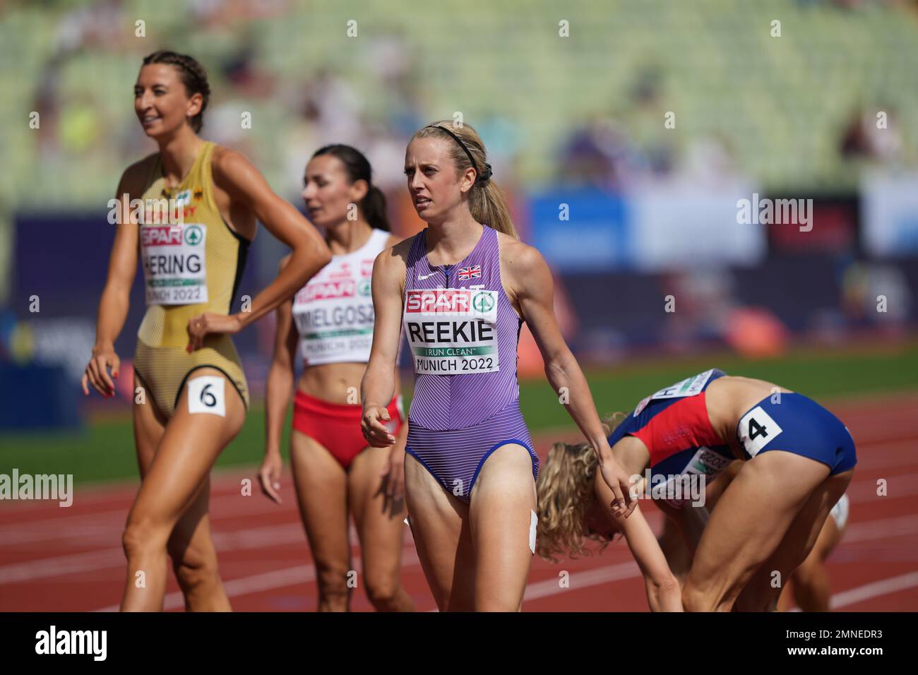 Jemma Reekie participating in the 800 meters of the European Athletics ...