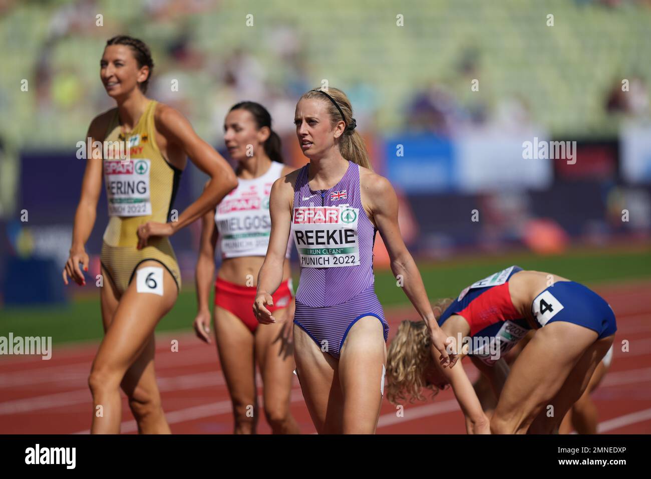 Jemma Reekie participating in the 800 meters of the European Athletics ...