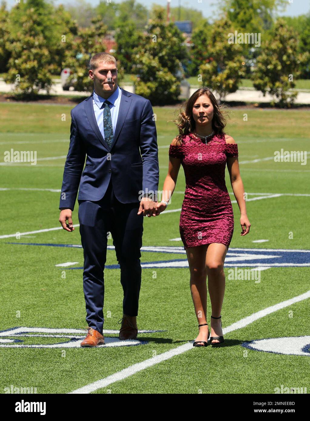 Dallas Cowboys NFL football first round draft pick Leighton Vander Esch ...