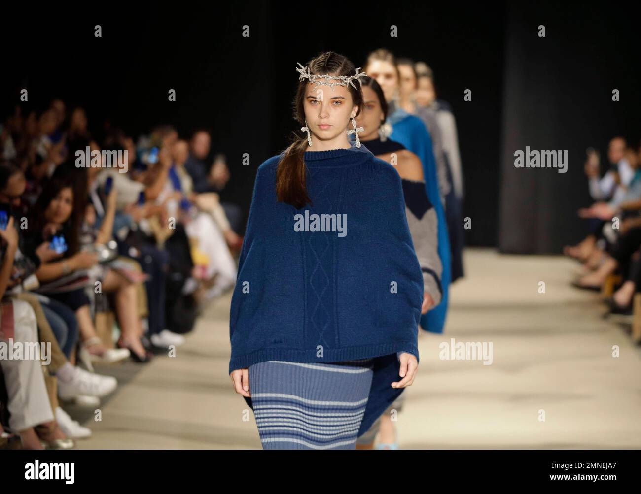 Models wears creations from the Jose Miguel Valdivia autumn/winter ...